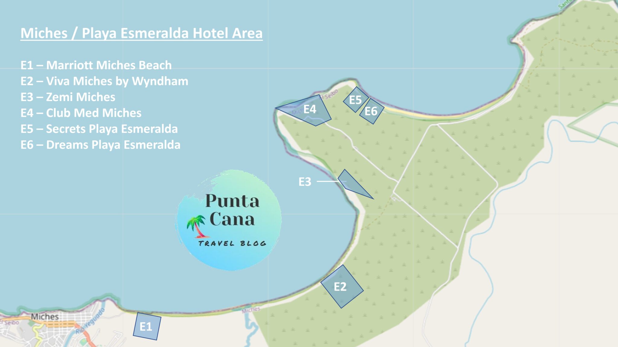 Punta Cana Map – a helpful and detailed map of Punta Cana’s Resorts ...