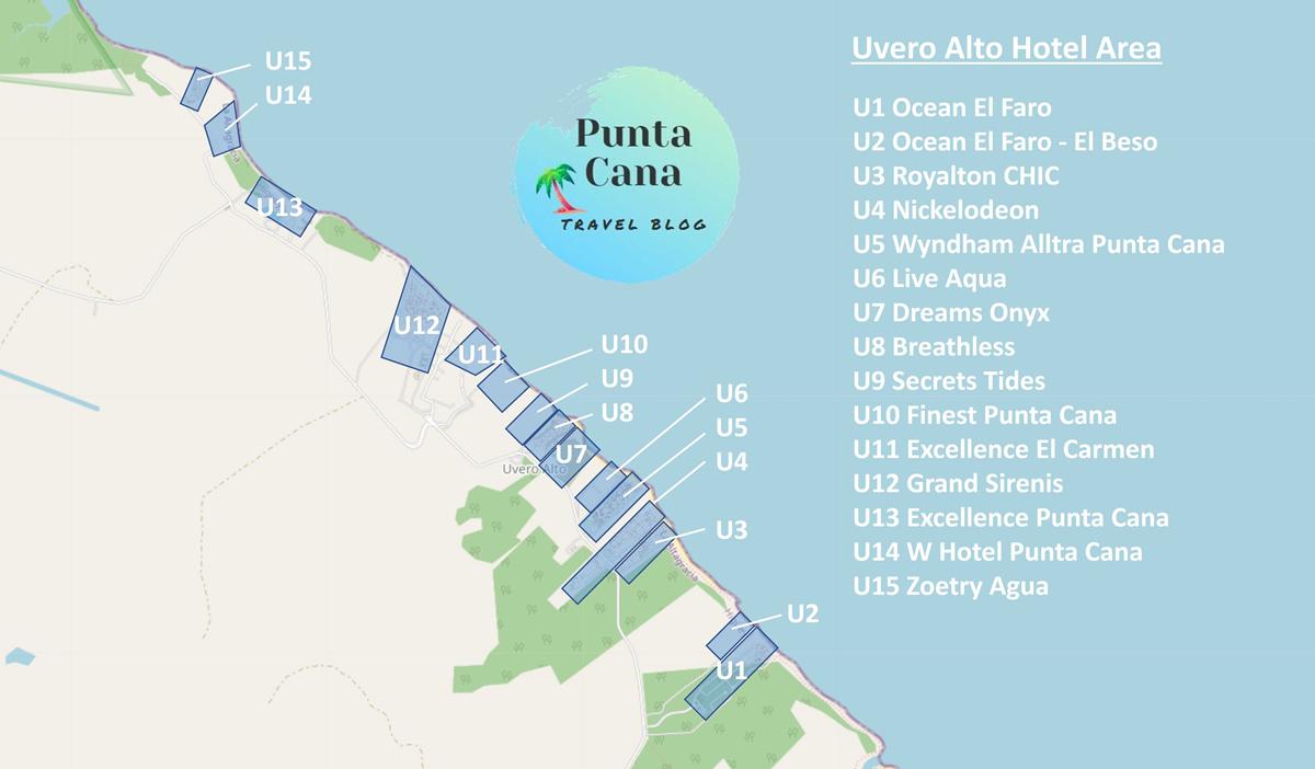 Punta Cana Map – a helpful and detailed map of Punta Cana’s Resorts ...