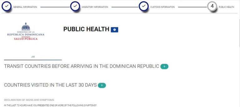 E-Ticket Dominican Republic – how to fill out the immigration form for ...