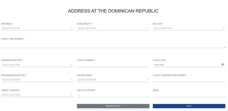 E-Ticket Dominican Republic (2023 Update) – how to fill out the ...