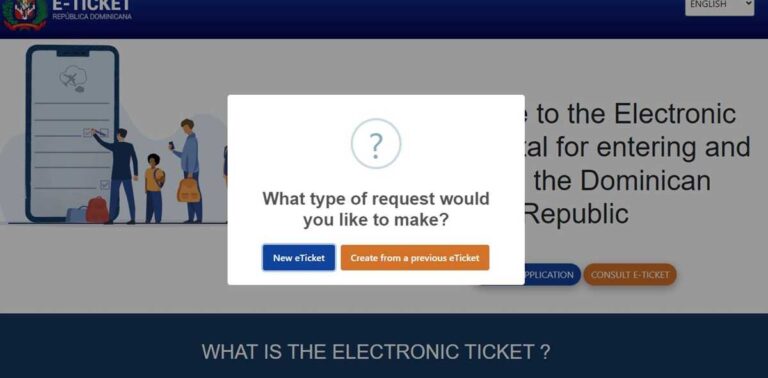 E-Ticket Dominican Republic (2023 Update) – how to fill out the ...
